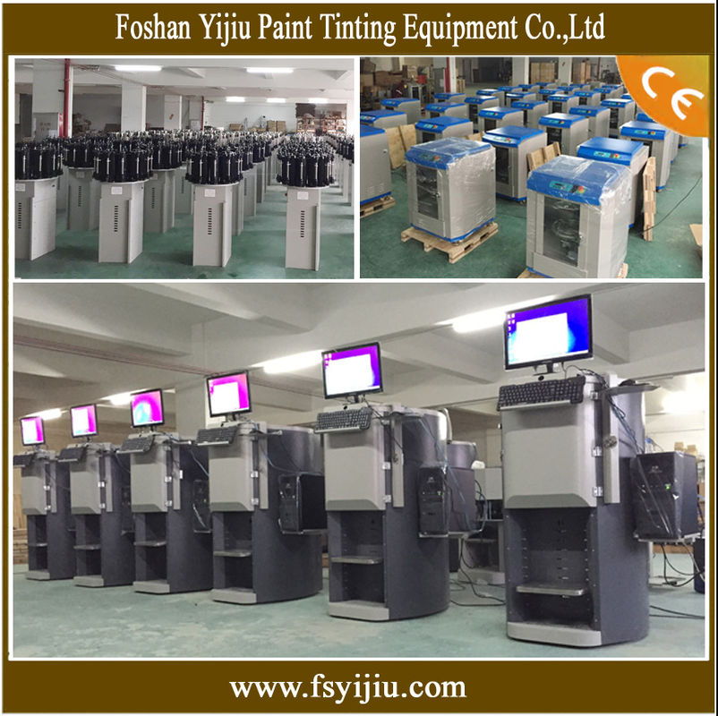 Water Paint Tinting Machine Sequential Dispensing Type Color Matching ...