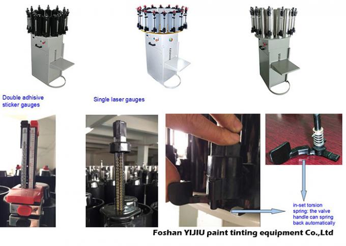 CE Semi Manual Paint Colorant Dispenser Machine 60ML Maximal Dispensing ...