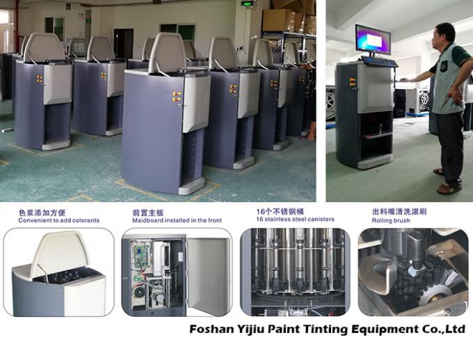 Piston Pump Automatic Paint Dispenser Tint Machine 250ML Flow Rate