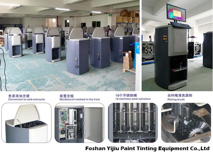 Water Paint Tinting Machine Sequential Dispensing Type Color Matching ...