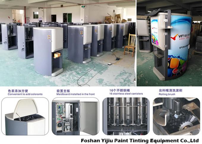 Decorative Paint Tinting Machine 250ML Flow Rate For Water Or Oil Colorants